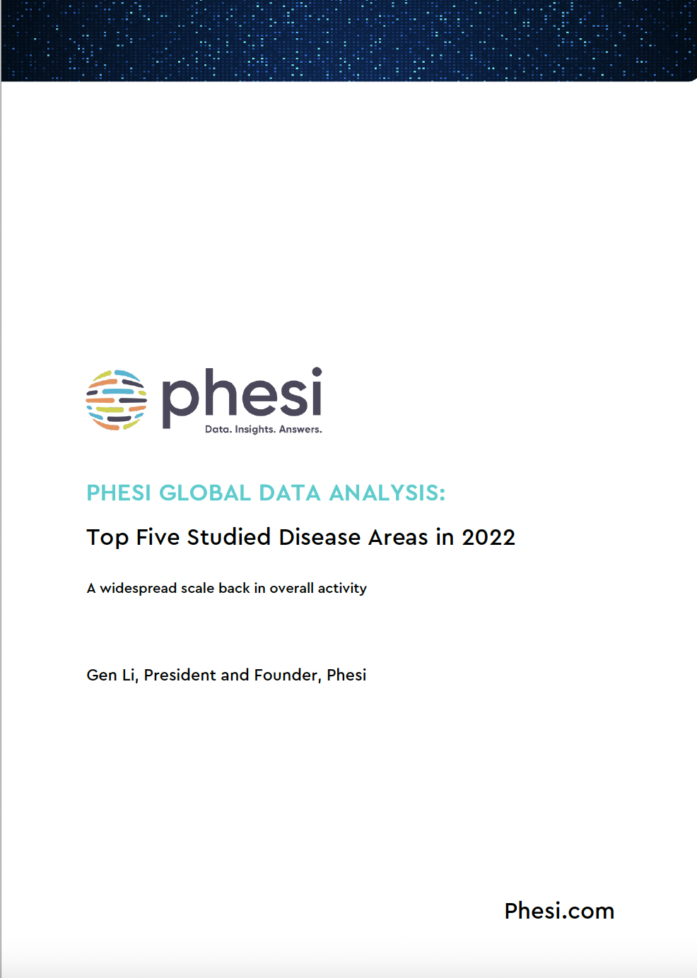 Global Data Analysis: Top Five Studied Disease Areas in 2022